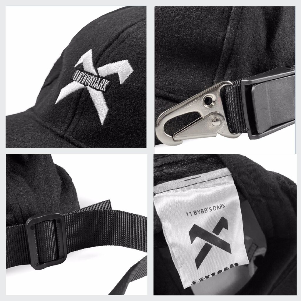 Black Cyberpunk cap - Cyberpunk Clothing