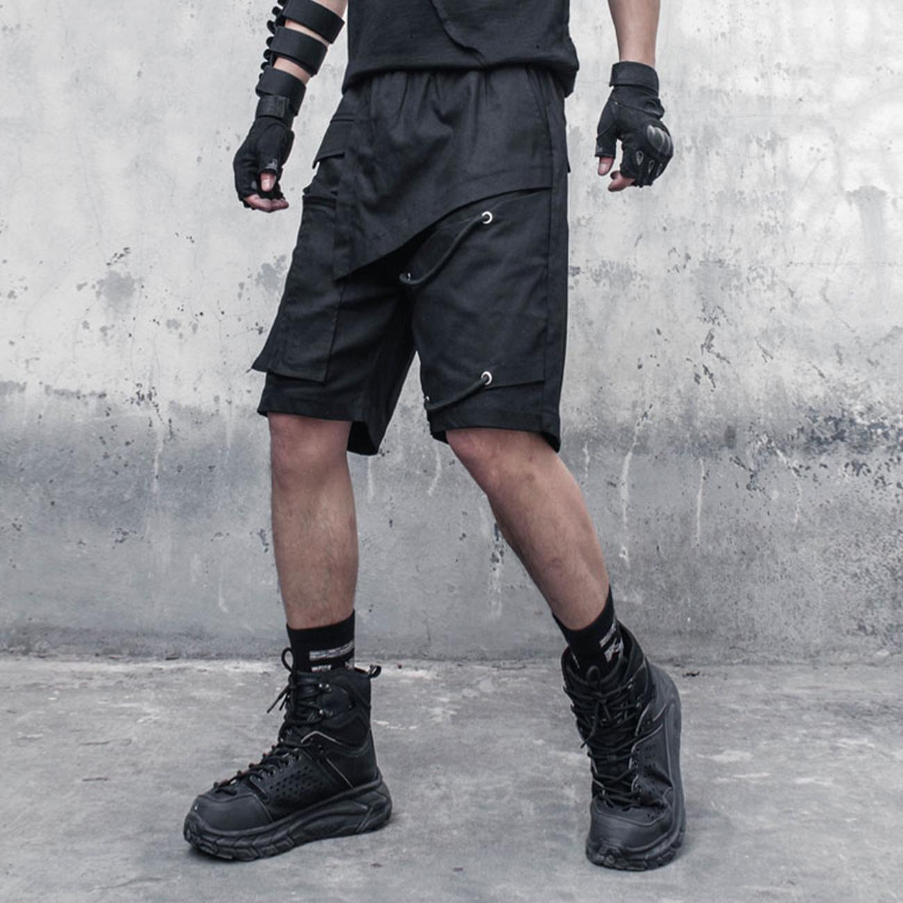Short Cyberpunk Darkwear Cyberpunk Clothing Short Cyberpunk Darkwear Cyberpunk Clothing