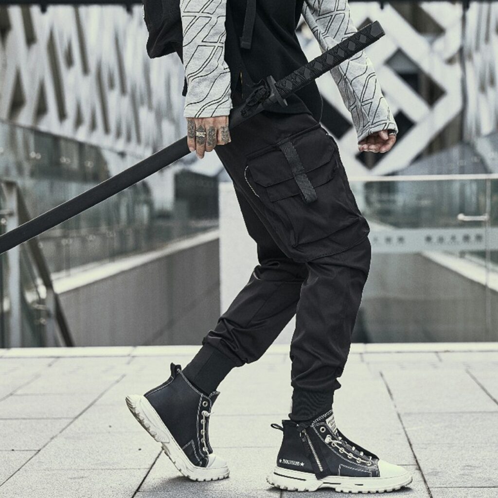Darkwear Cyberpunk cargo pants - Cyberpunk Clothing